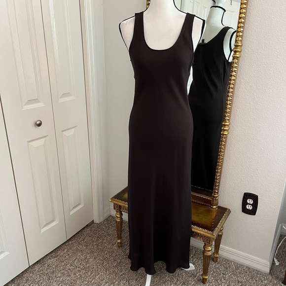 Harari | Dresses | Harari Vintage 0 Silk Sheer Sleeveless Scoop Neck ...